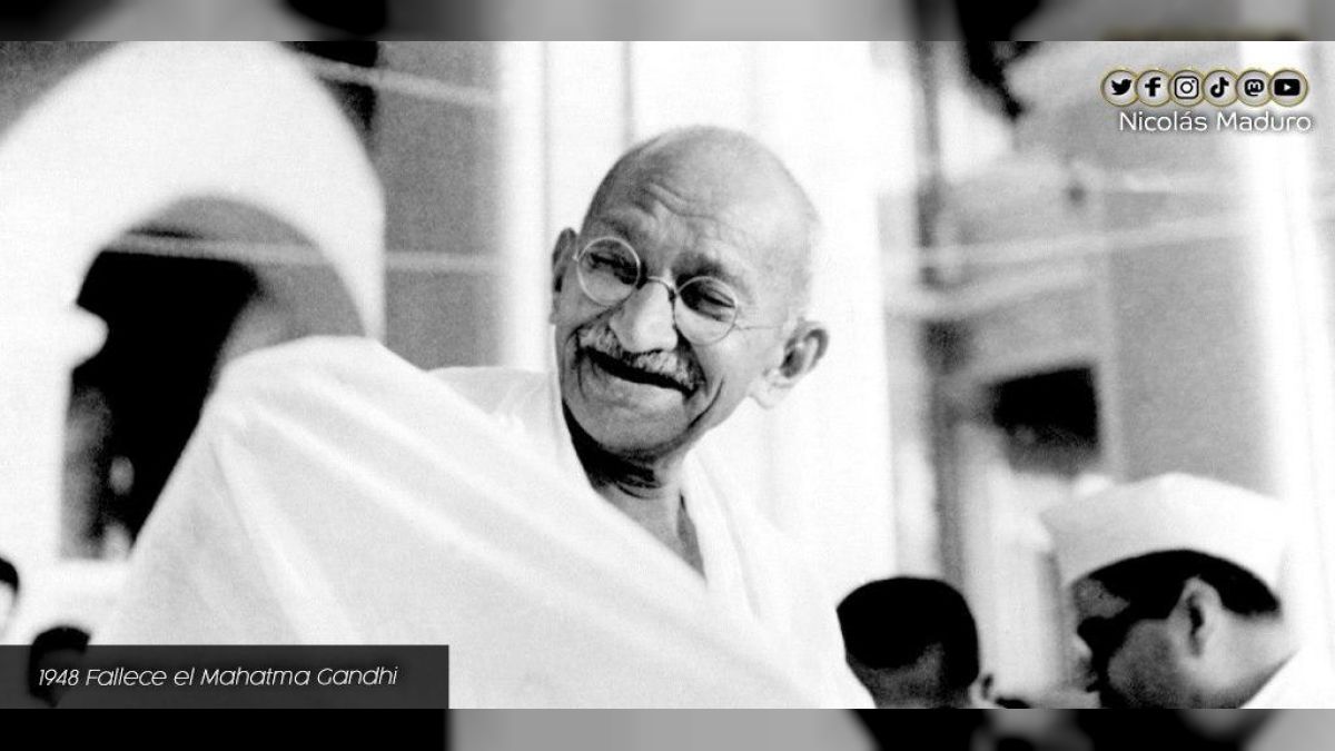 Presidente Maduro: Mahatma Gandhi fue un hombre que luchó por los ...