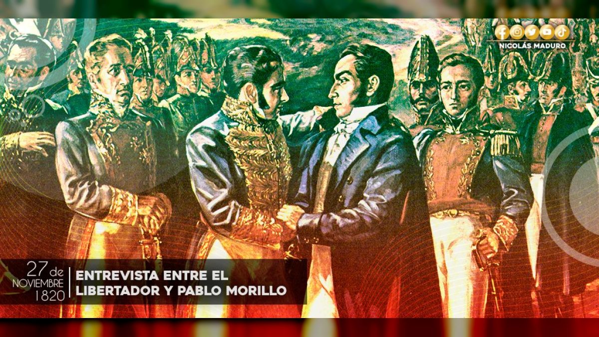 Jefe de Estado recuerda 202 años del encuentro entre Bolívar y Morillo ...