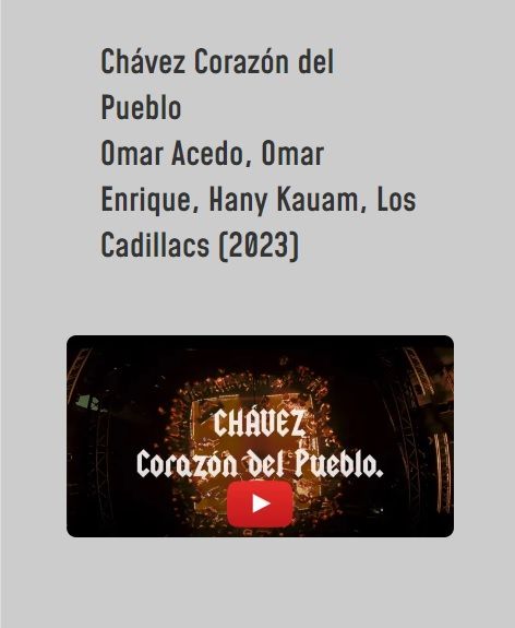 Estrenan video clip Chávez Corazón del Pueblo en honor a los 10 años de la siembra del Gigante