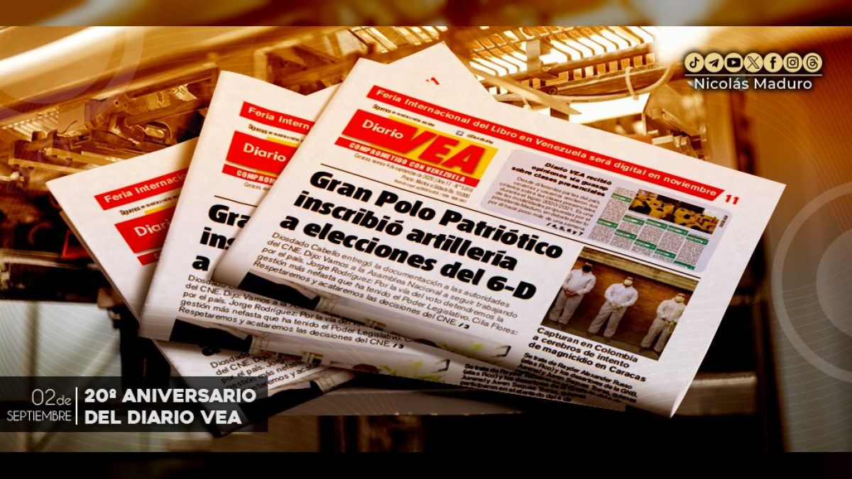 Presidente Maduro: Diario VEA celebra 20 años de periodismo humano ...