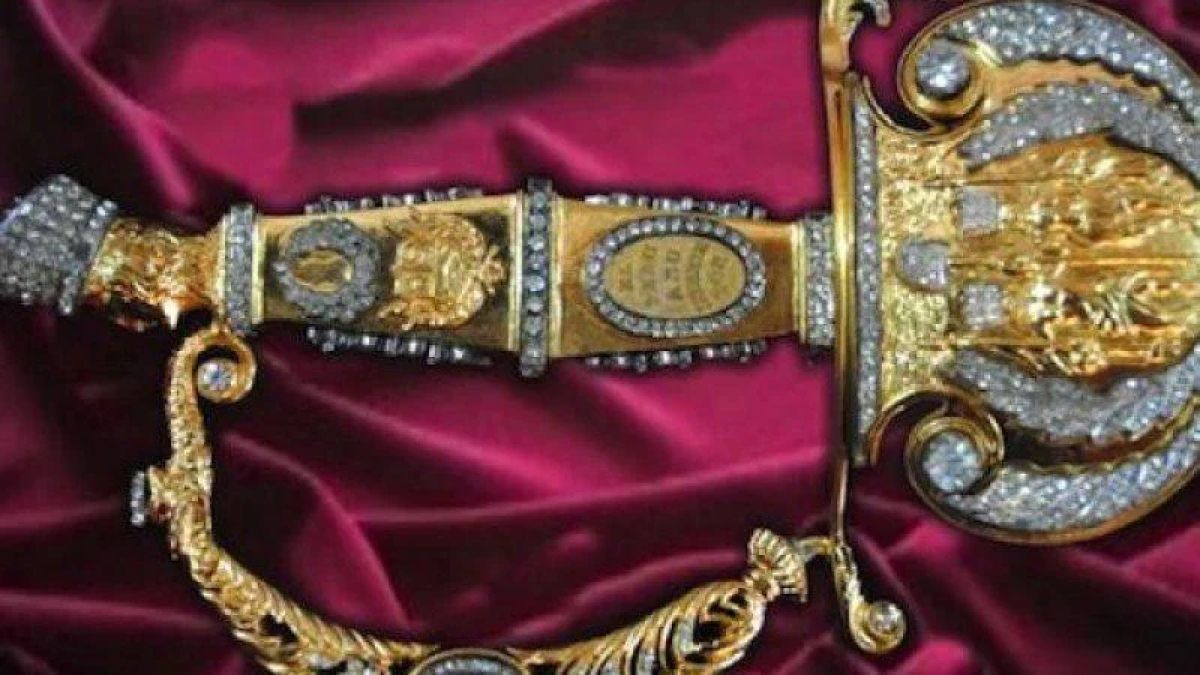 1825: El Libertador Simón Bolívar recibió la Espada del Perú