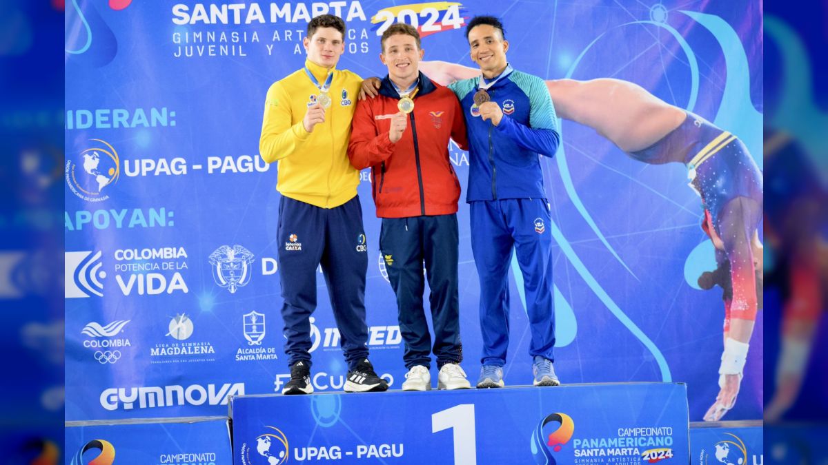 Adickxon Trejo conquistó bronce en Campeonato Panamericano de Gimnasia Artística Santa Marta