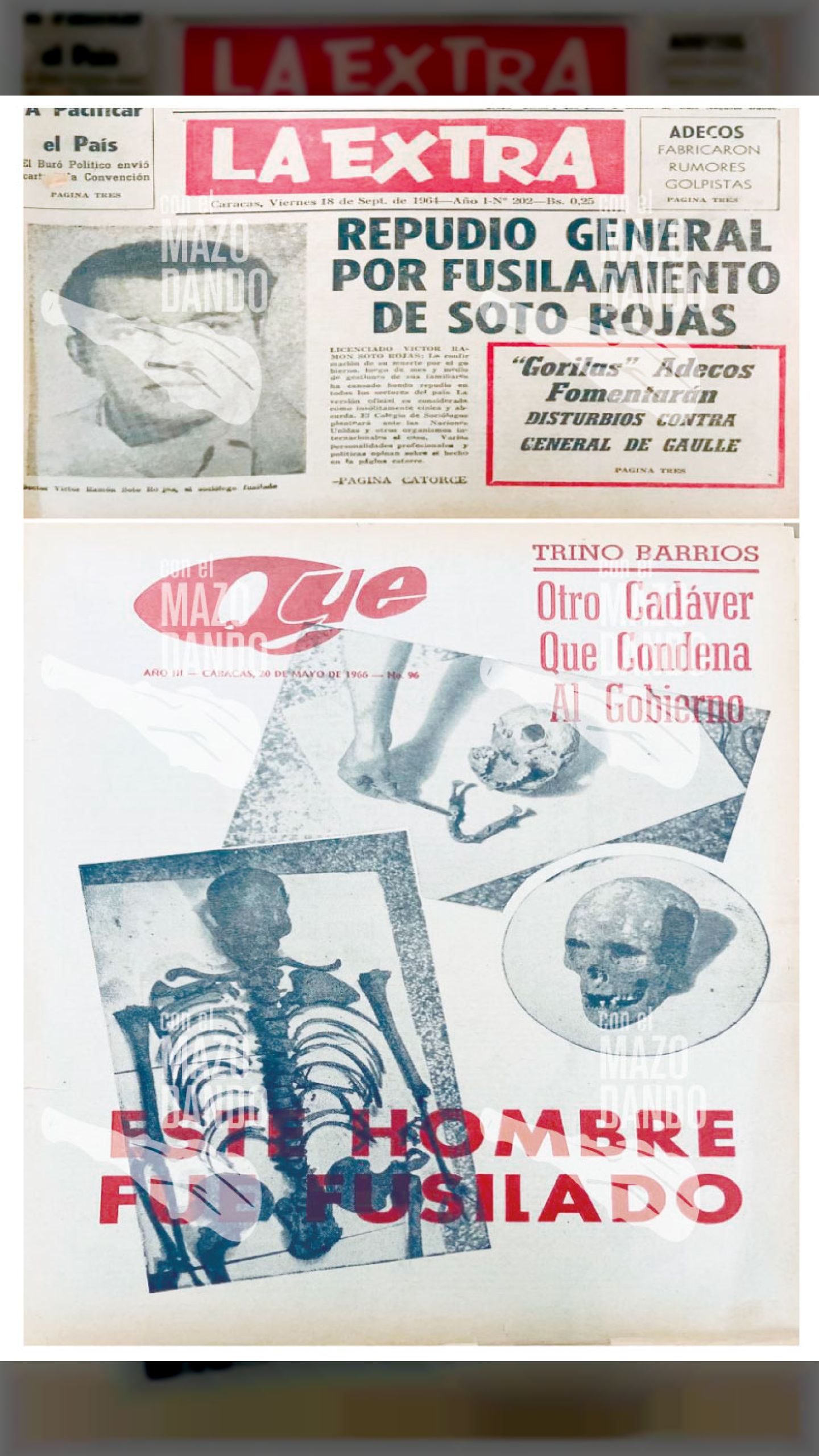 Hace 60 años del fusilamiento y desaparición forzada de Víctor Soto ...