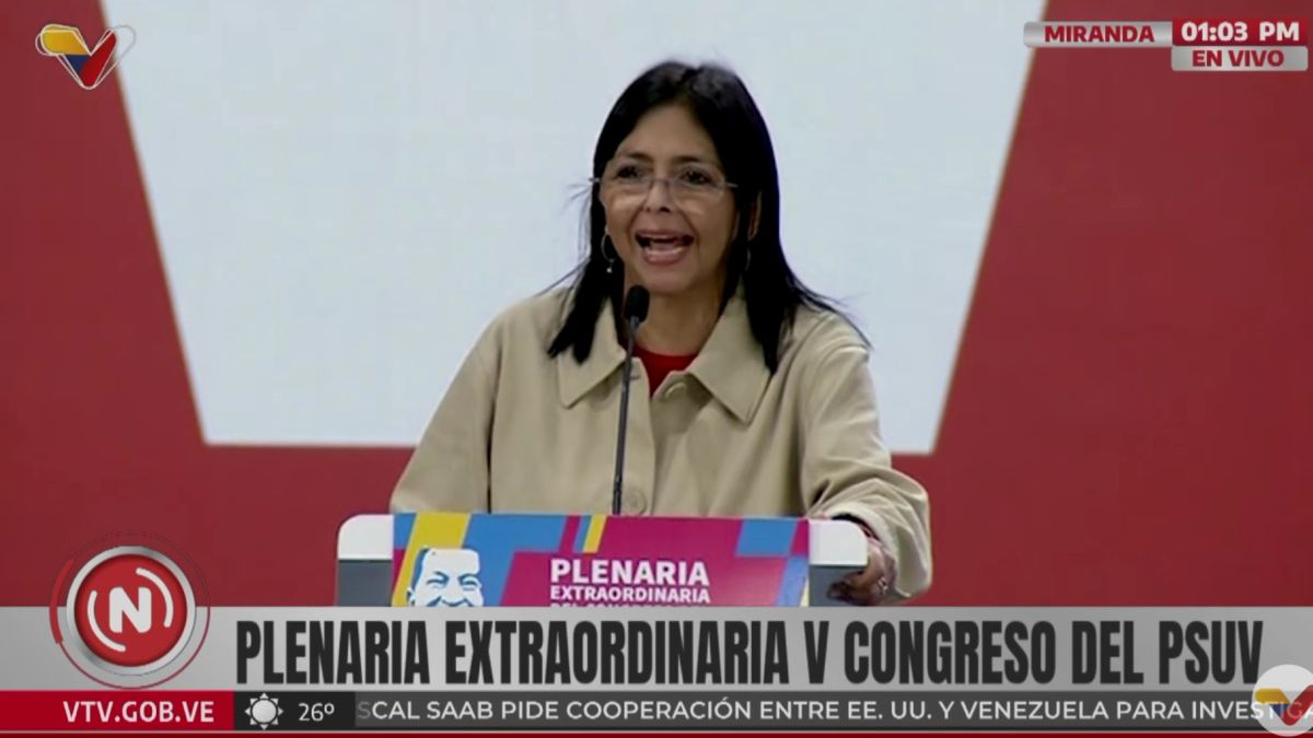Delcy Rodríguez: Heredamos del Comandante Chávez un sistema virtuoso ...