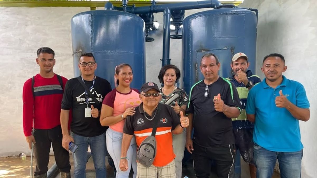 Apure community celebrates rehabilitation of water pump approved in the ...