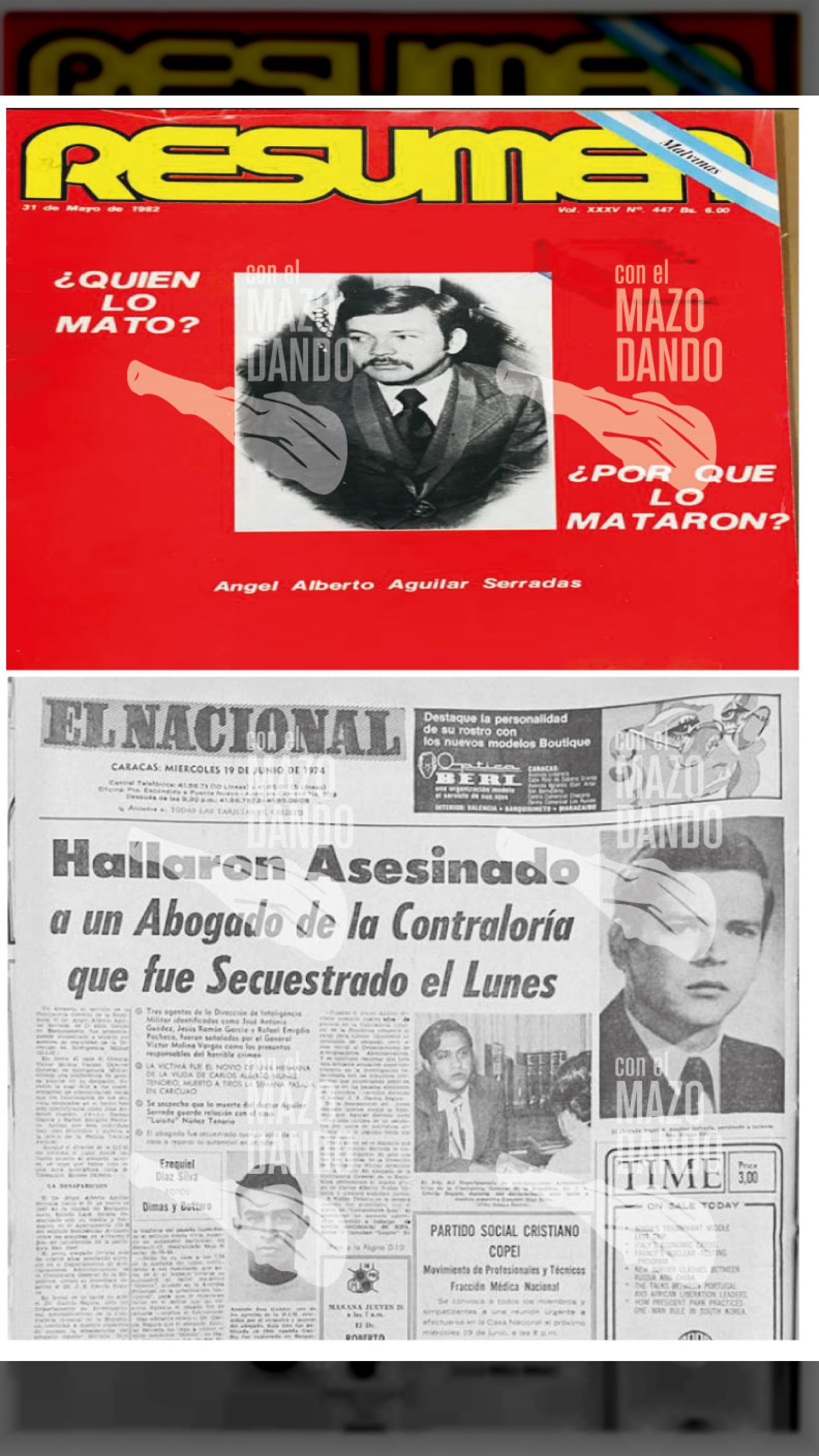 ÁNGEL ALBERTO AGUILAR SERRADAS Y EL CASO DE LA CHATARRA MILITAR