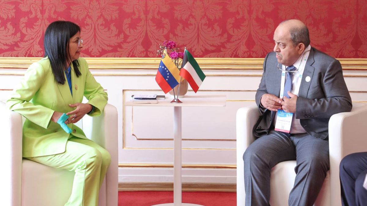 Vicepresidenta Delcy Rodríguez aborda equilibrio energético con Kuwait ...