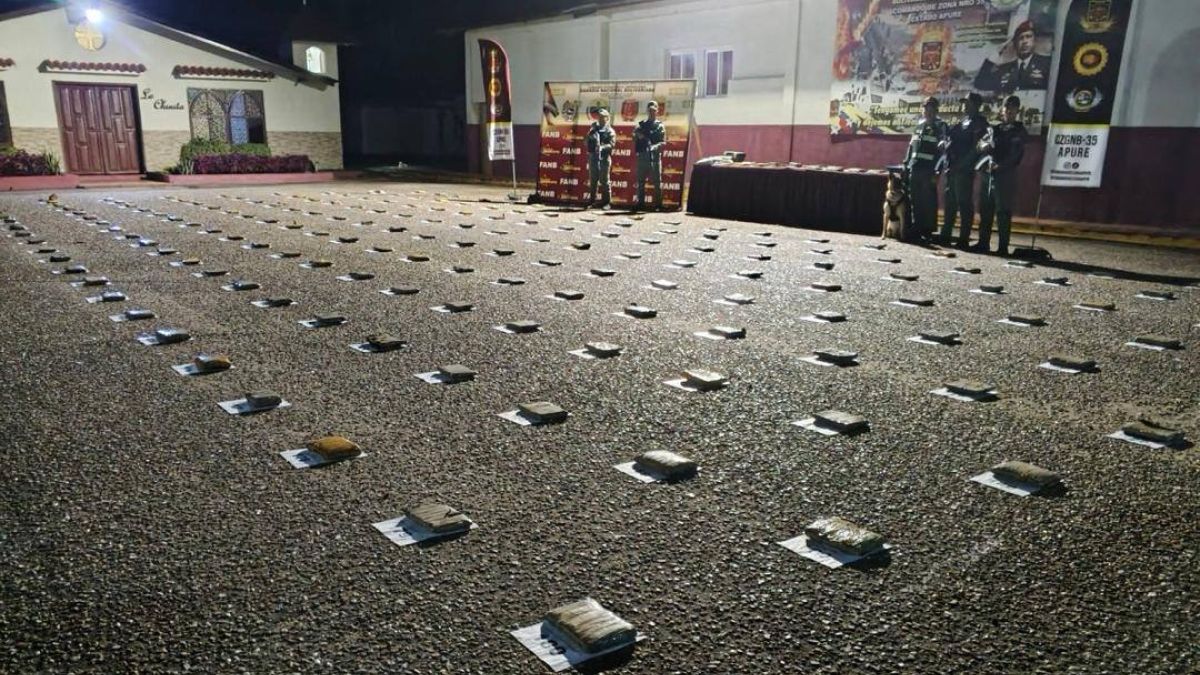 Bolivarian National Guard seizes 104 kilograms of marijuana in Apure