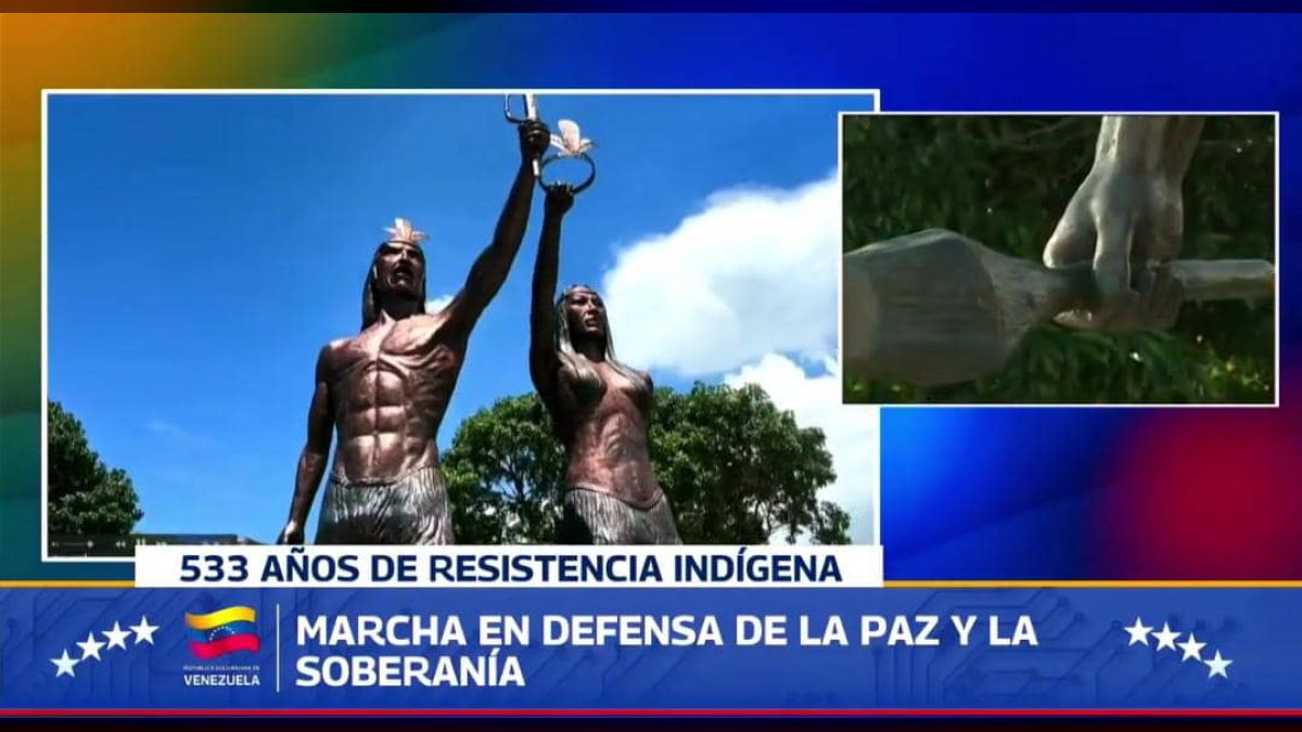 Jefe de Estado inauguró monumento al Gran Cacique Guaicaipuro y Urquía ...