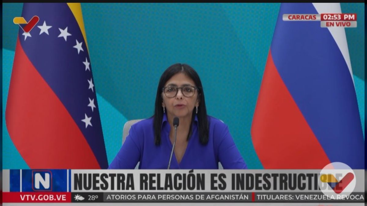 Vice President Rodríguez: The Russia-Venezuela Brotherhood is ...