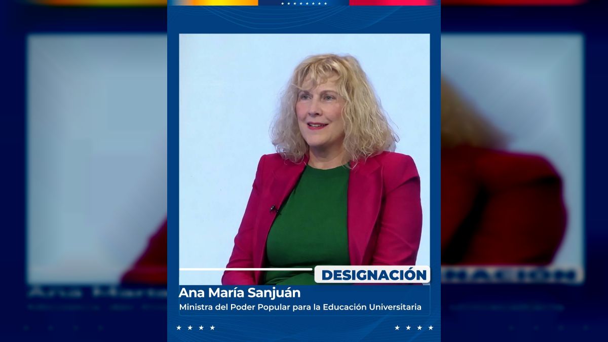 National Executive appoints Ana María Sanjuán as Minister for ...