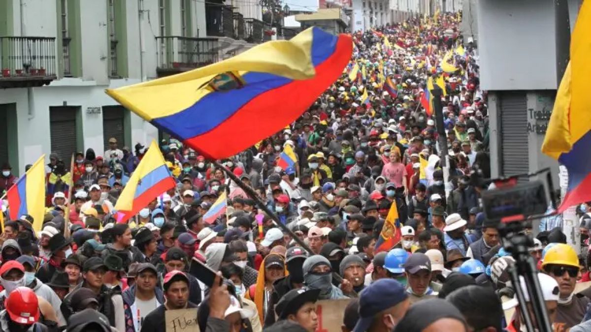 Ecuador: Organizaciones sociales marchan al CNE para denunciar atentado ...